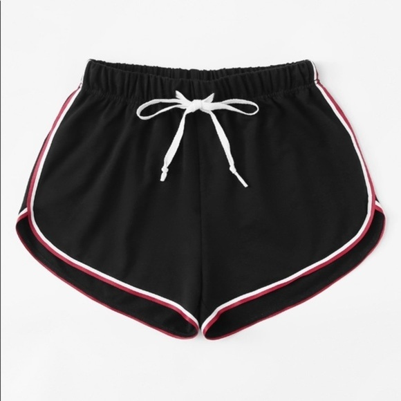 Shorts | New Black Draw String Sport Shorts | Poshmark